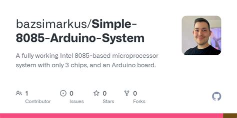 Github Bazsimarkus Simple 8085 Arduino System A Fully Working Intel