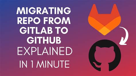 How To Migrate Repo From GitLab To GitHub? (2024) - YouTube