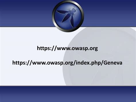 Ppt Meet Owasp Resources You Can Use Today Powerpoint Presentation