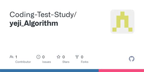 Github Coding Test Study Yeji Algorithm