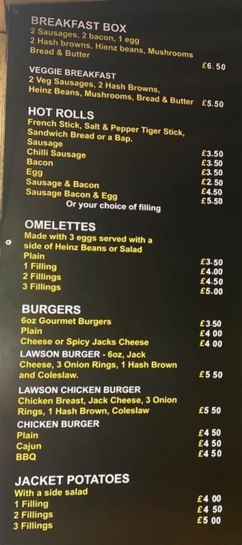 Scoobys Full Menu Online