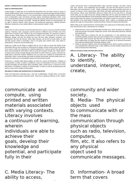 Lesson 1 Module 1 2 Sessions Pdf