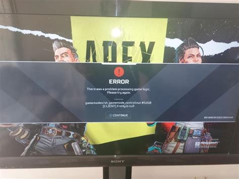 error there was problem processing game logic please try again