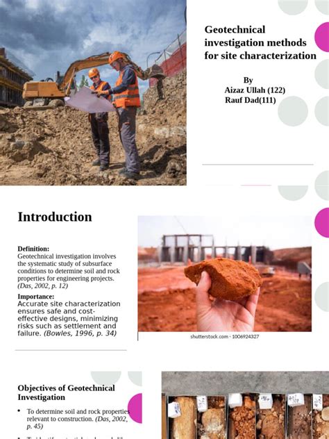 Geotechnical Investigation Methods For Site Characterization Pdf