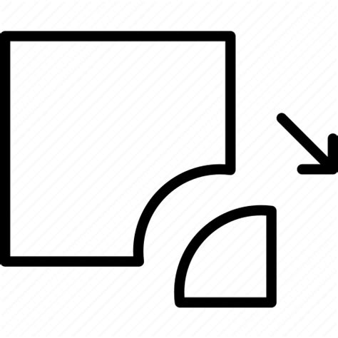 Carve Cut Detach Divide Off Remove Icon