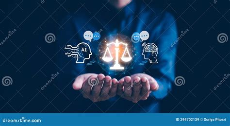 Ai Ethics Or Ai Law Concept Developing Ai Codes Of Ethics Stock Image Image Of Decision