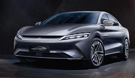 比亚迪汉ev更多官图曝光 第三季度上市 新浪汽车