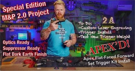 M P Apex Flat Faced Trigger Install And Engraving Paramount Tactical