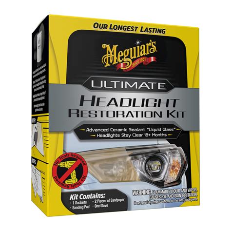 Meguiars Ultimate Headlight Restoration Kit The Perfect Headlight Repair Kit To