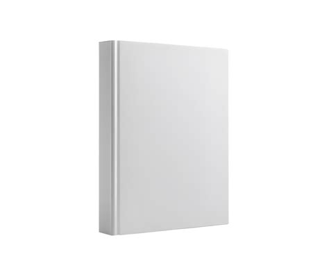 A White Book Cover Mockup 46861693 Png