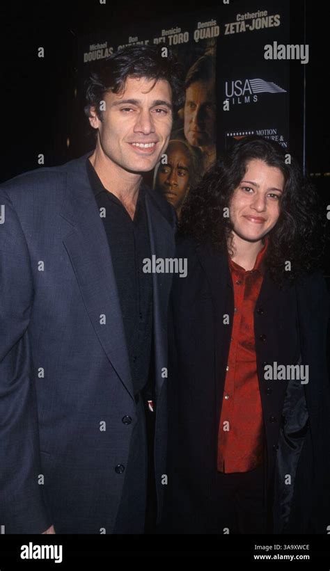 Dec 14 2000 Los Angeles Ca Usa Steven Bauer At The Traffic Premiere With His Fiance Stock