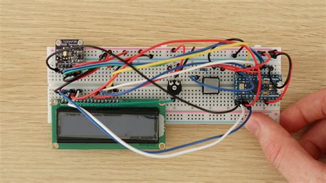 Fully Assembled Colour Picker On Breadboard The Diy Life