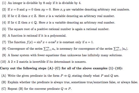 solved 1 an integer is divisible by 8 only if it is