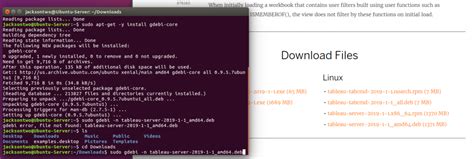 Installing Tableau Server On Linux Ubuntu Lts 1604 Jackson Two