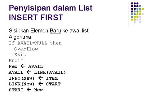 struktur data linked list pertemuan 7 linear list