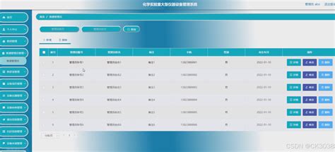 Springboot计算机毕业设计化学实验室大型仪器设备管理系统（程序源码数据库） Csdn博客