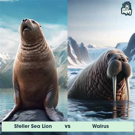 Steller Sea Lion Vs Walrus See Who Wins Animal Matchup