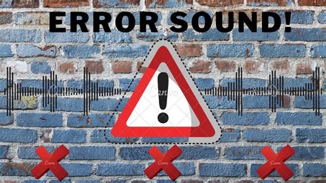 Error Sound Effect Youtube