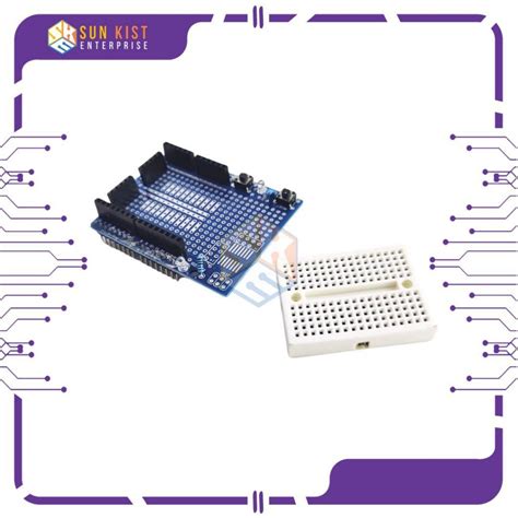 Prototyping Prototype Shield Protoshield Mini Breadboard Arduino Uno
