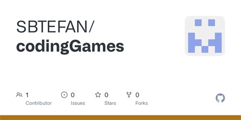 Github Sbtefancodinggames