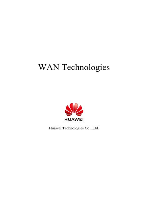 18 wan technologies pdf computer network wide area network