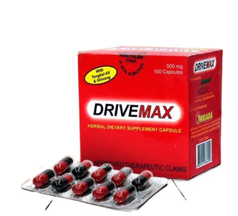 Drive Max Plus 420mg Herbal Capsule 1 Pc Only Lazada Ph