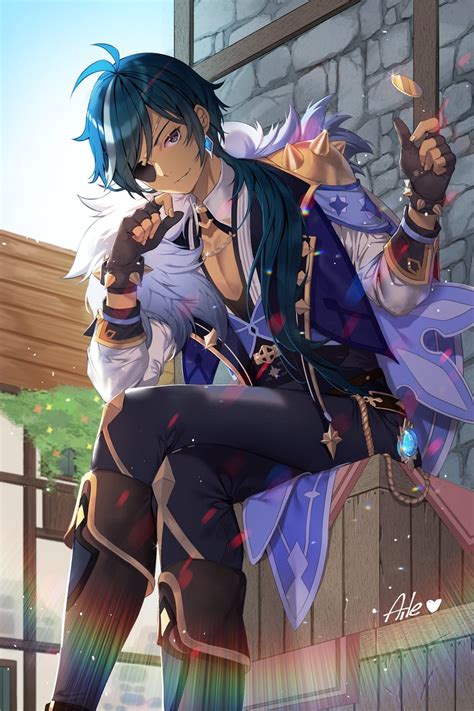 Kaeya Genshin Impact Drawn By Aile Crossroads Danbooru