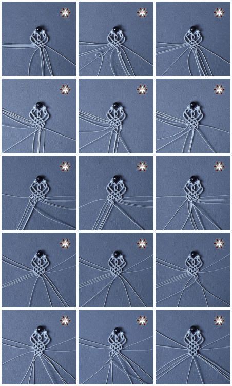 Micro Macrame Knotted Earring Photo Tutorial Macrame Jewelry Tutorial Micro Macrame Macrame