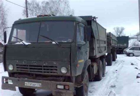 Камаз 55111 с прицепом