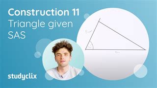 Construction Triangle Given SAS Studyclix