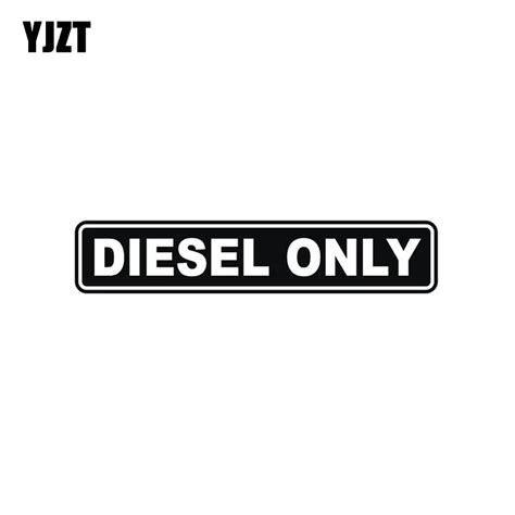 Aliexpress.com : Buy YJZT 12X2.4CM DIESEL ONLY Originality Letters ...