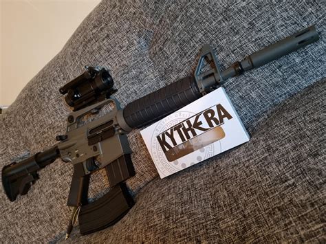 P* kythera conversion on my e&c xm177 finally finished : r/airsoft