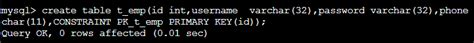 实训1 数据库和表与完整性约束的定义create 数据库系统原理实践mysql Computer Science Mi