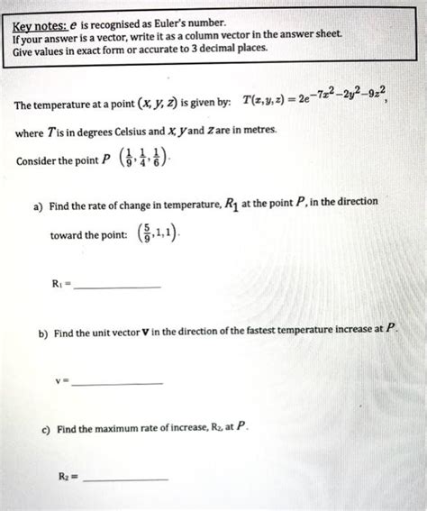 Solved Key Notes E Is Recognised As Euler S Number If Your Chegg