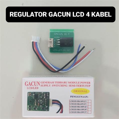 Jual Regulator Power Supply GACUN LCD 4 Kabel Shopee Indonesia