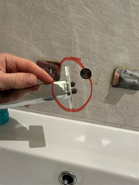 wall mounted basin tap fixing issue r plumbing