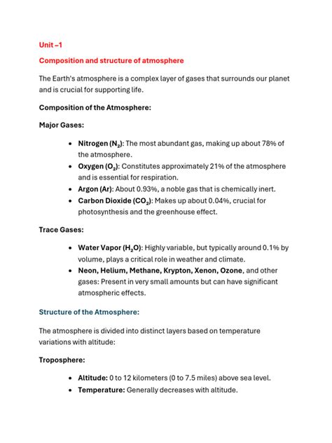 Apc Unit 1 Pdf N Ox Air Pollution