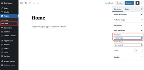 Home Page Setup Throne WordPress Theme Documentation Meks