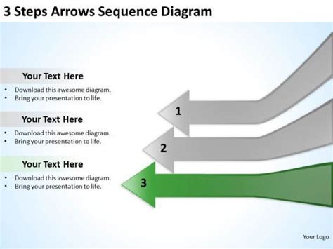 Steps Arrows Sequence Diagarm Ppt Examples Of Business Plan PowerPoint Templates