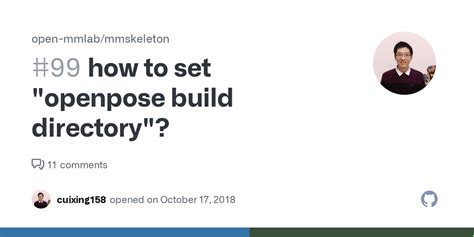how to set openpose build directory · issue 99 · open mmlab