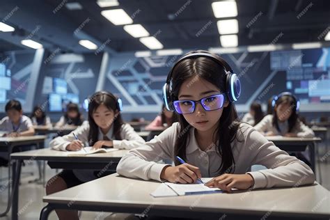 Premium Ai Image The Future Of Homework Virtual Assignments In