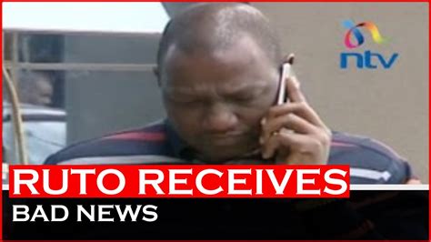 President Ruto Receives Bad News News54 Youtube