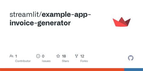 Example App Invoice Generator Invoice Template Html At Main Streamlit Example App Invoice
