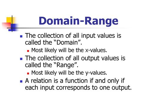 Domain Range F X Notation Ppt Download