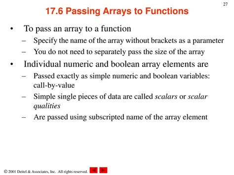 Chapter 17 Javascriptjscript Arrays Ppt Download
