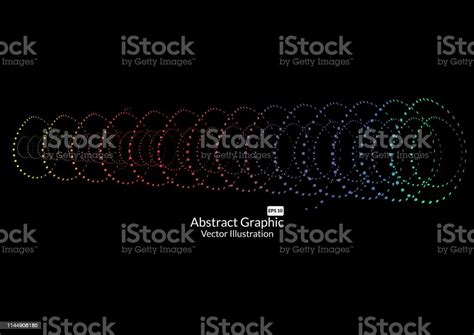 배너 전단지 책 표지 포스터에 대 한 추상 동적 입자 배경입니다 사운드 웨이브 디자인입니다 벡터 일러스트 검은색에 대한 스톡 벡터 아트 및 기타 이미지 Istock