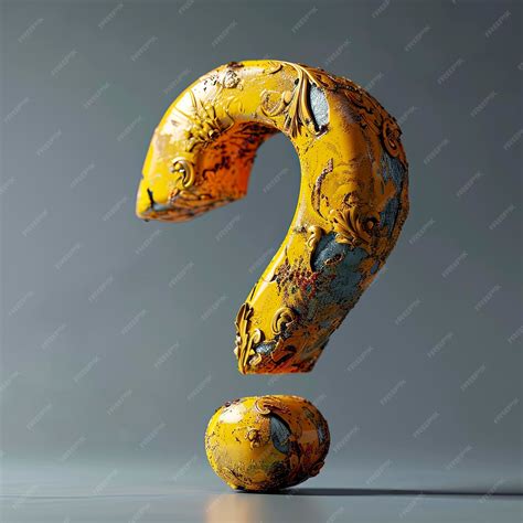 Premium Photo 3d Yellow Question Mark Faq Problem Background Images