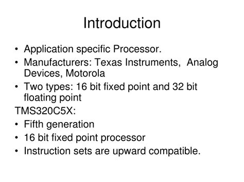 Ppt Digital Signal Processor Powerpoint Presentation Free Download Id9622652