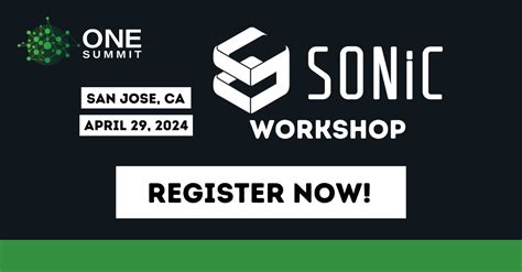 sonic on linkedin onesummit sonic sonicworkshop onesummit