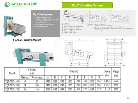 Grain Machine Vibro Sifter Grading Destoner We Are
